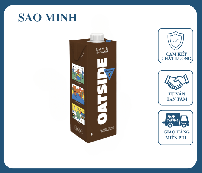 Sữa Hạt Yến Mạch Oatside Socola 1L